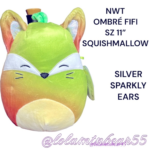 Squishmallows | Toys | Nwt Fifi Ombr Colored Mango Squishmallow Size 1 ...